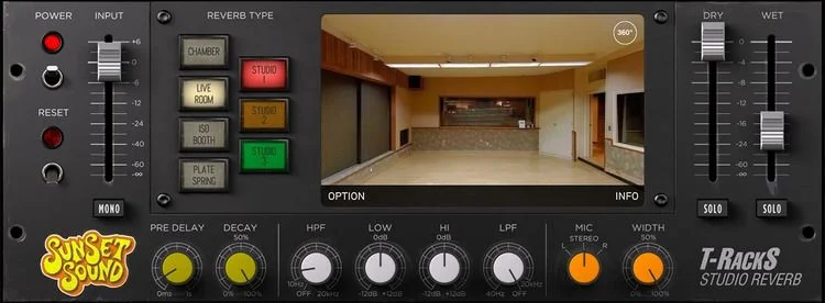IK Multimedia T-RackS Sunset Sound Studios Reverb Plug-in | Sweetwater