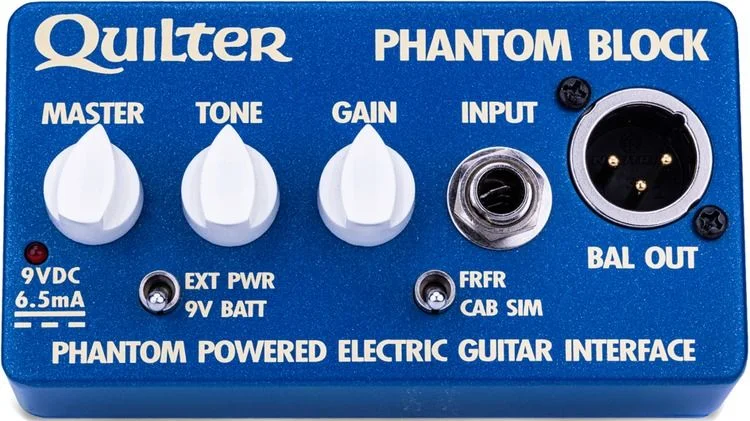 Quilter Labs Phantom Block Phantom Powered Electric Guitar Interface ...