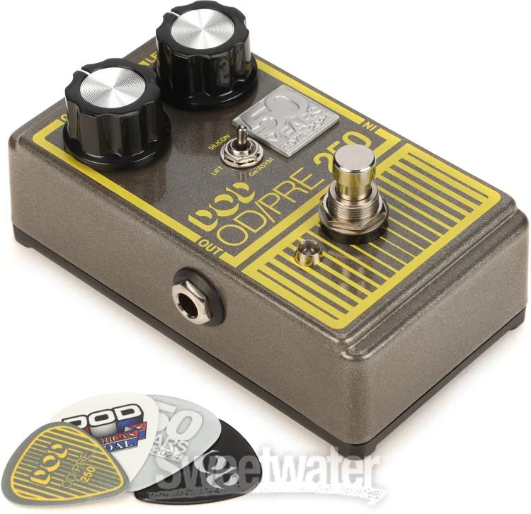 DOD Overdrive Preamp 250 Pedal - 50th Anniversary Edition | Sweetwater