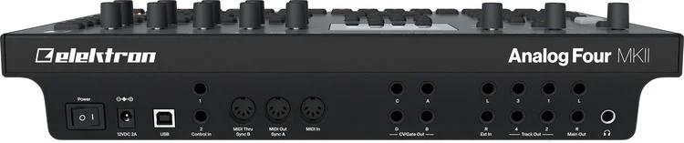 Elektron Analog Four MKII 4-voice Analog Synthesizer with Sequencer ...