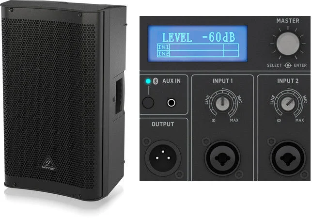 Behringer DR112DSP 1200W 12 inch Powered Speaker | Sweetwater