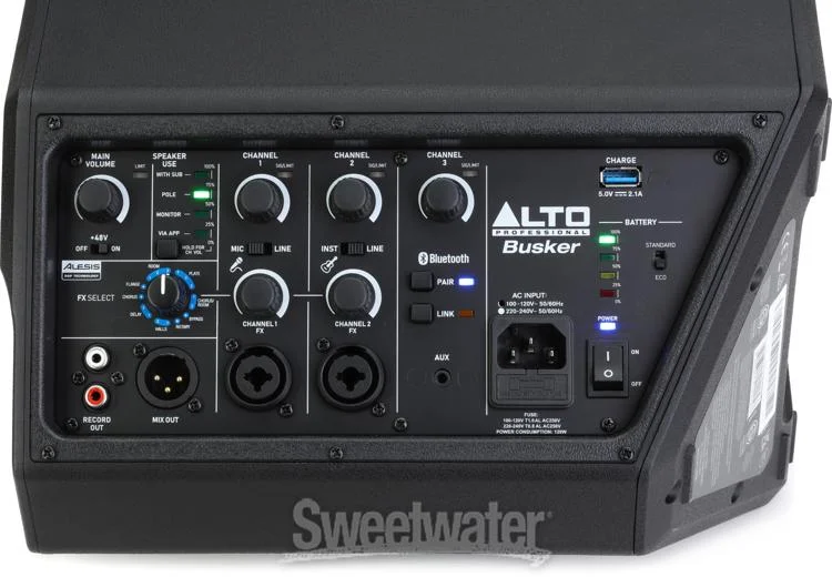 Alto Professional Busker Portable 200-watt Battery-powered PA Speaker ...