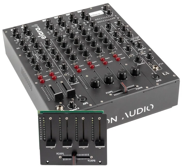 Union Audio elara.6 Pro 6-channel Rotary Analog DJ Mixer - Black | Sweetwater