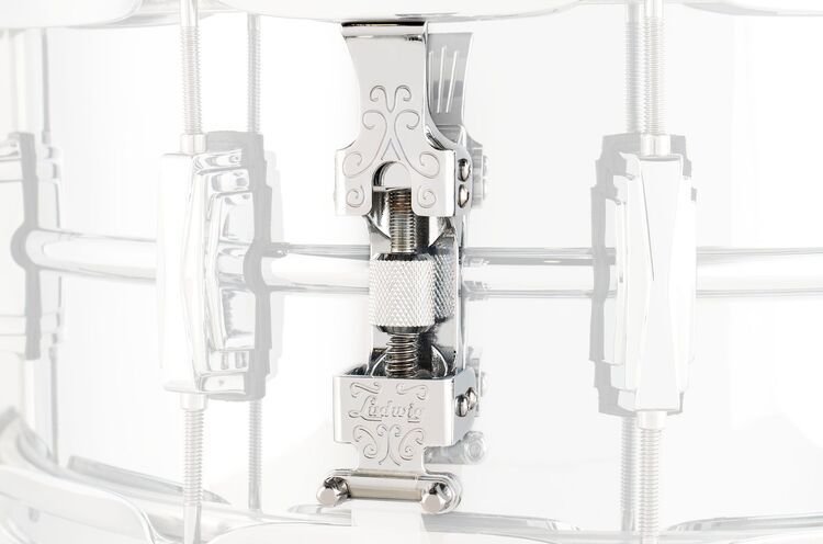 Ludwig Acro Aluminum Snare Drum - 6.5 x 14-inch - Brushed | Sweetwater