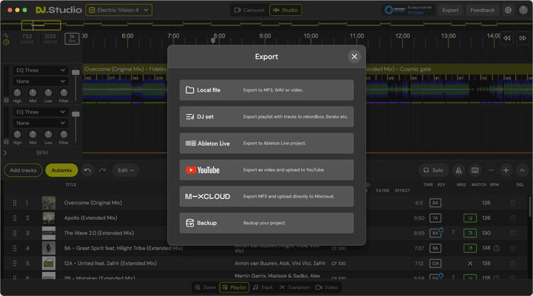 DJ.Studio Pro + Stems DJ Set DAW Software | Sweetwater