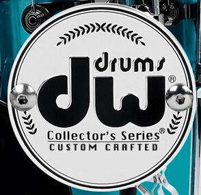 DW Collector's Series 3-piece Shell Pack - Blue/Gold Duco Lacquer ...