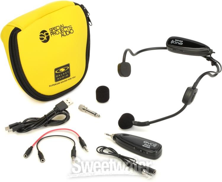 Galaxy Audio EVO-GTS Cableless Headworn Microphone System | Sweetwater