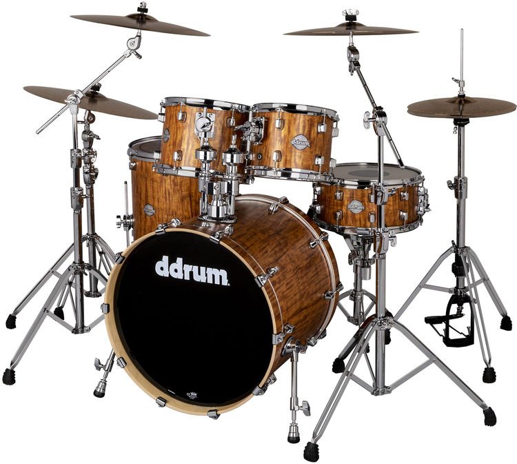 ddrum Dominion Birch 5-piece Shell Pack - Satin Bubinga | Sweetwater