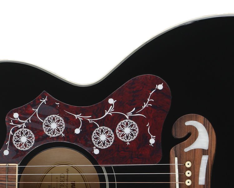 Epiphone EJ-200SCE Jumbo Acoustic-Electric Guitar - Black | Sweetwater