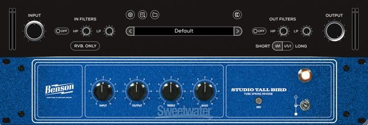 MixWave Benson Studio Tall Bird Reverb Plug-in | Sweetwater