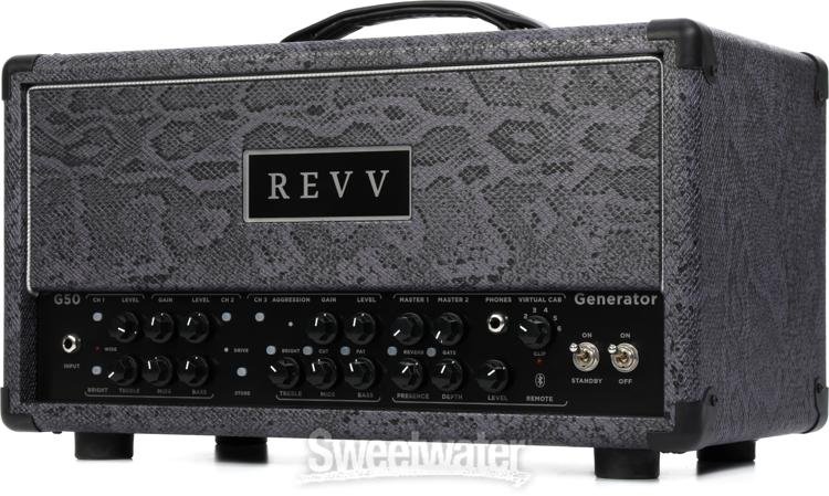 Revv Generator G50 50-/10-watt Tube Amplifier Head - Purple Snakeskin ...