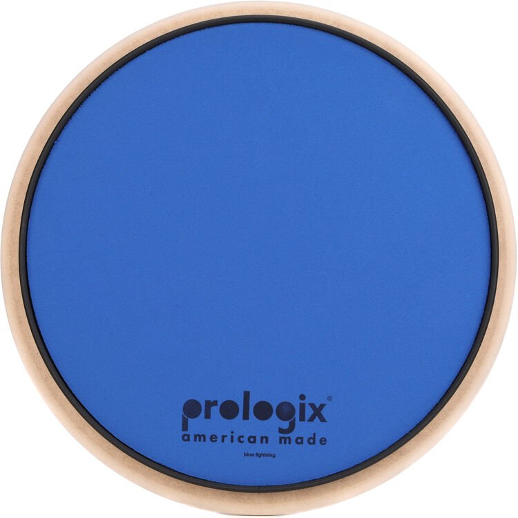 Prologix Percussion Blue Lightning Practice Pad - 12 inches, VST Heavy ...