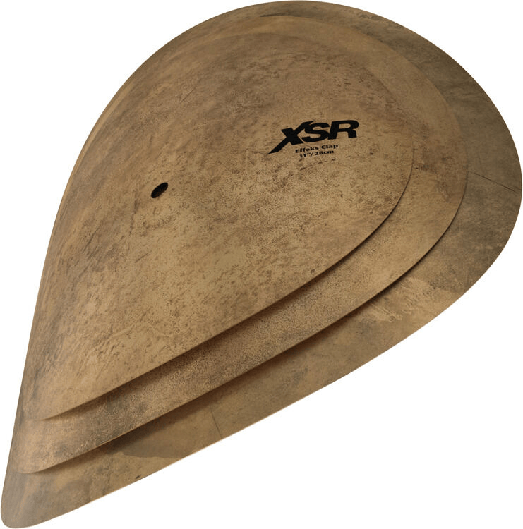 Sabian XSR Effeks Clap Cymbal Stack- 11/13/15 inches, Raw Finish ...
