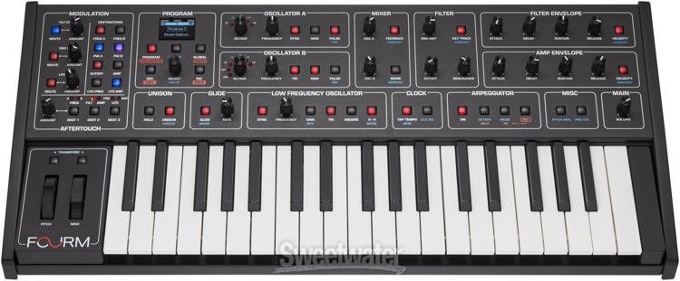 Sequential Fourm Compact Polyphonic Analog Synthesizer | Sweetwater