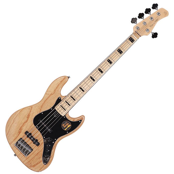 Sire Marcus Miller V7 Vintage Swamp Ash 5-string Bass Guitar - Natural ...