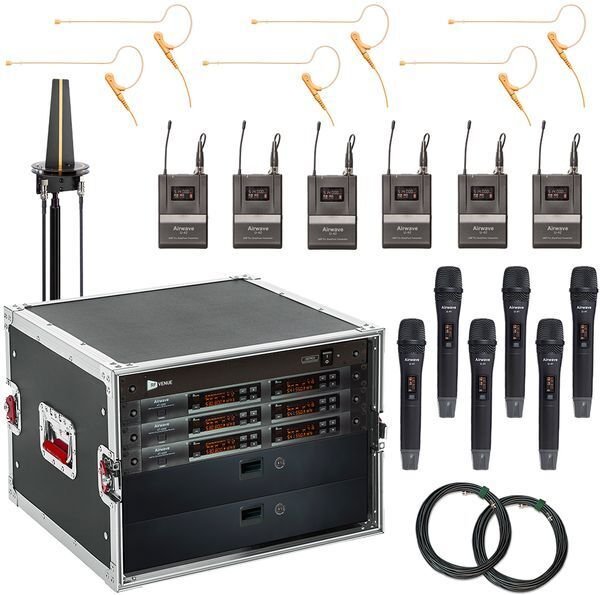 Airwave Technologies AT-RS6 6-channel Wireless Microphone System ...