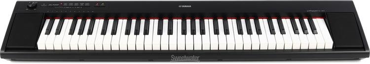 Yamaha Piaggero NP-12 61-key Portable Piano with PA130 Power Adapter - Black | Sweetwater