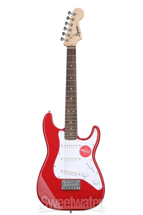Squier Mini Strat Electric Guitar- Dakota Red with Laurel Fingerboard ...