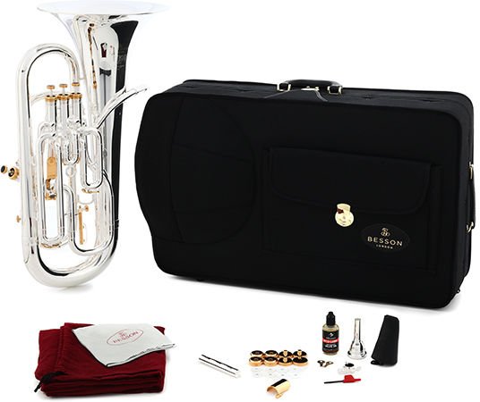 Besson BE2051 Prestige Series Compensating Euphonium - 3+1 Valve ...