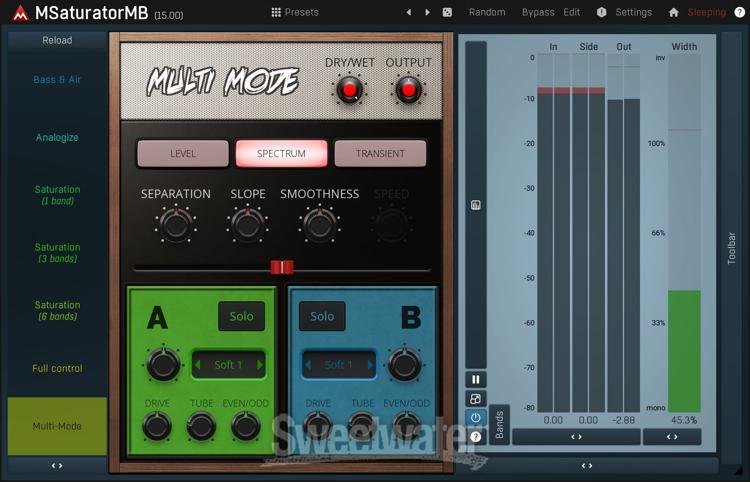 MeldaProduction MSaturatorMB Saturation Plug-in | Sweetwater