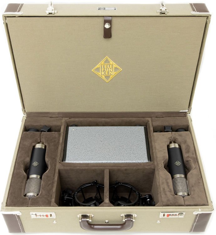 Telefunken TF47 Large-diaphragm Tube Condenser Microphone - Stereo Set ...