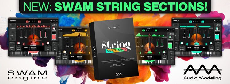 Audio Modeling SWAM String Sections Library | Sweetwater