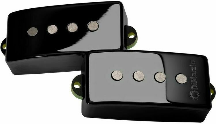 DiMarzio DP124 Sixties P Bass Pickup Set - Gloss Black Metal | Sweetwater