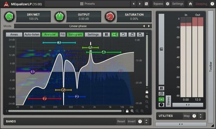 MeldaProduction MEqualizerLP Linear-phase Equalizer Plug-in | Sweetwater