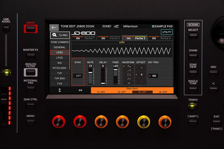 Roland Fantom 6 Ex Synthesizer Workstation Sweetwater