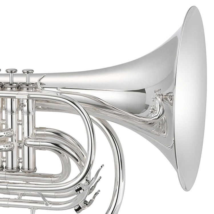 Jupiter JHR1000MS Bb Marching French Horn - Silver-plated | Sweetwater