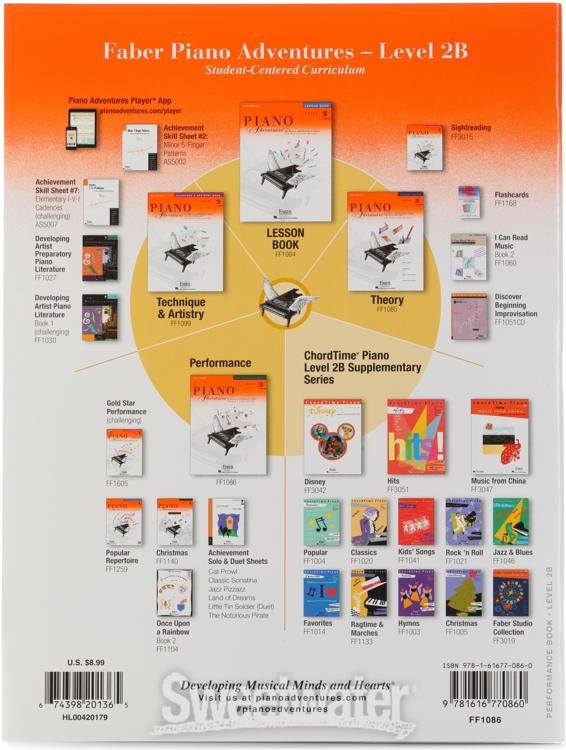 Faber Piano Adventures Piano Adventures Performance Book - Level 2B ...