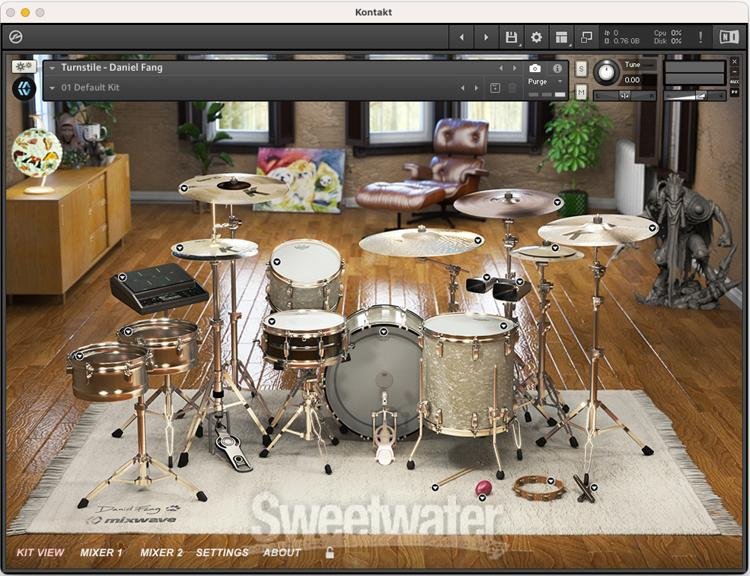 MixWave Turnstile Daniel Fang Drum Library | Sweetwater