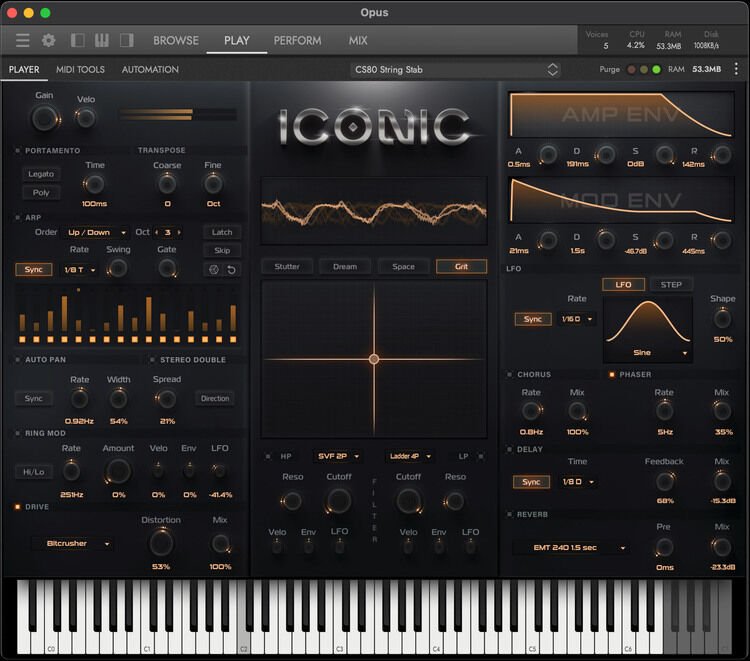 EastWest Iconic Synthesizer Plug-in | Sweetwater