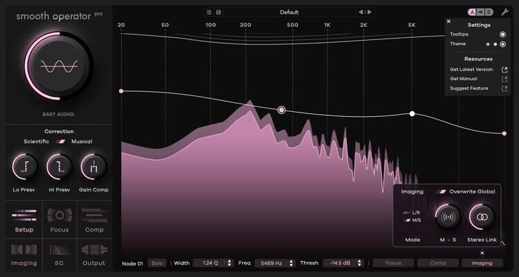 Baby Audio Smooth Operator Pro Intelligent Spectral Balancer Plug-in ...