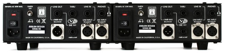 Avalon V55 2-channel Microphone Preamp | Sweetwater