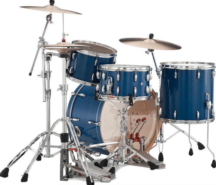 Pearl Professional Maple 3-piece Shell Pack - Sheer Blue | Sweetwater