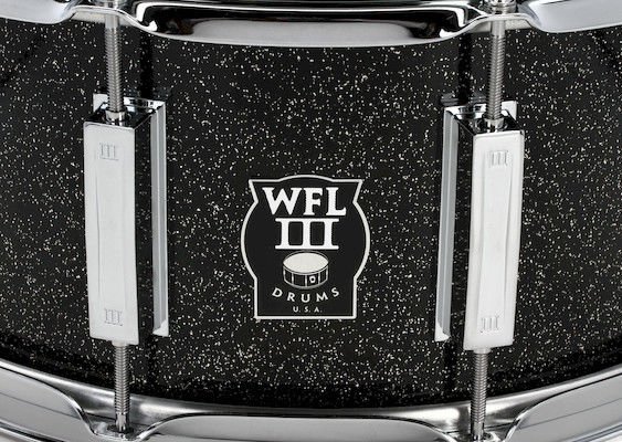 WFLIII 1909 Series Aluminum Snare Drum - 6.5 x 14 inch - Black Sparkle ...