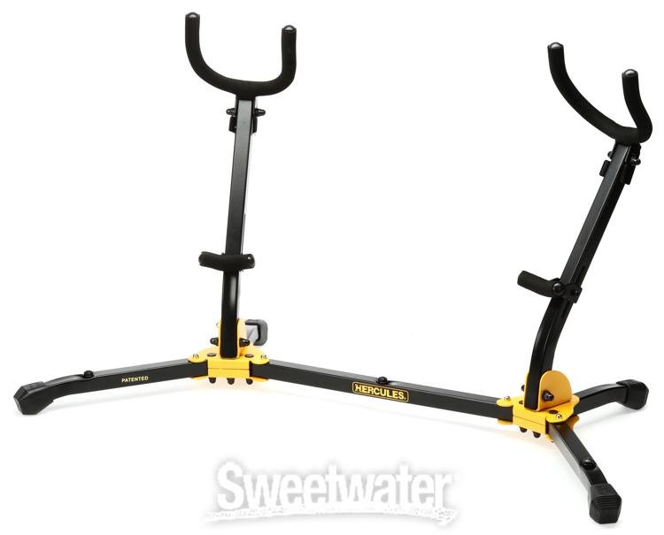 Hercules Stands DS537B Double Alto/Tenor Saxophone Stand | Sweetwater