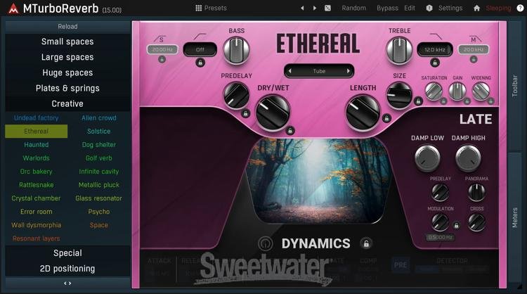 MeldaProduction MTurboReverb Reverb Plug-in | Sweetwater