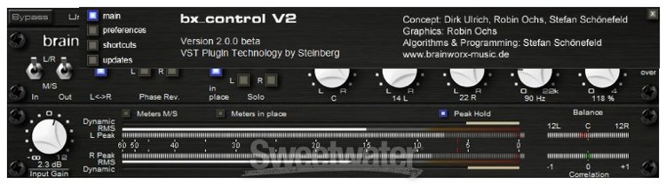 Brainworx bx_control V2 Plug-in | Sweetwater