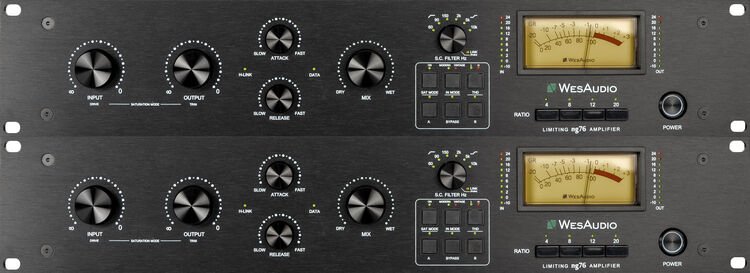 WesAudio ng76 FET Compressor - Stereo Pair | Sweetwater