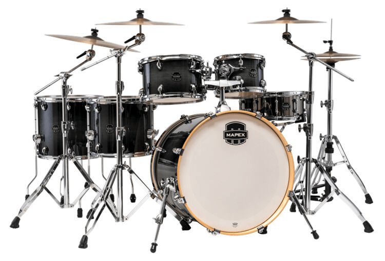 Mapex Armory Studioease Fast Toms 6-piece Shell Pack - Black Onyx Burst ...