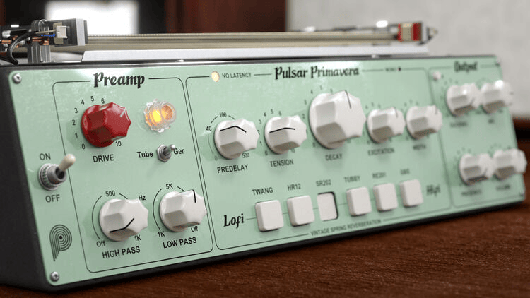 Pulsar Audio Primavera Spring Reverb Plug-in | Sweetwater