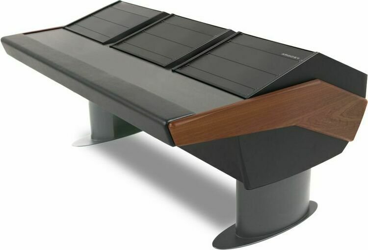 Argosy GV-22 Mastering Desk with Three Racks - Mahogany Trim | Sweetwater