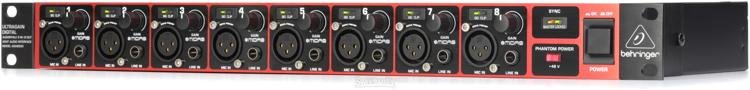 Behringer ADA8200 8-channel Microphone Preamp | Sweetwater
