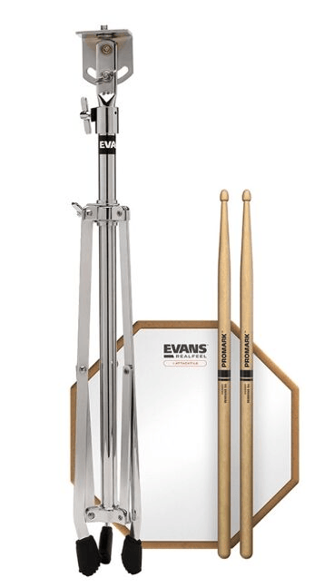 Evans RealFeel Attacktile Mountable Drum Pad Scholastic Pack | Sweetwater