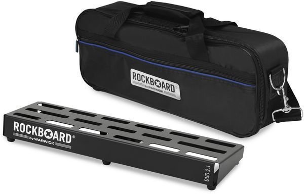 RockBoard by Warwick Duo 2.1 Pedalboard with Gig Bag | Sweetwater