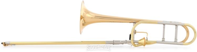 XO 1236RL-T Professional F Attachment Trombone - Clear Lacquer with ...