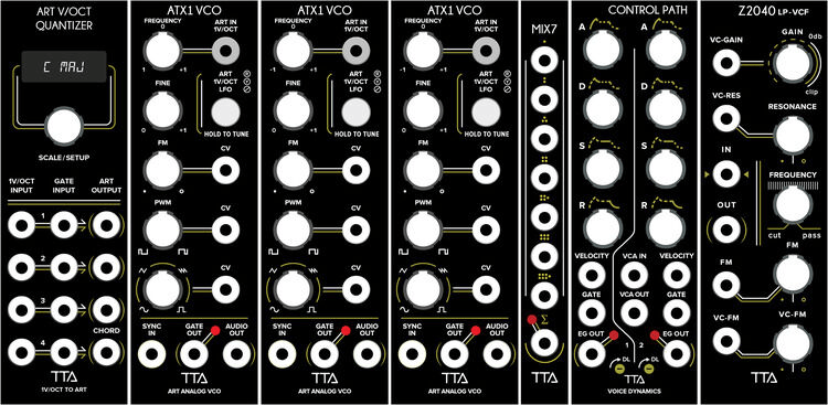 Tiptop Audio ART Eurorack Modular Analog Bundle - S1 CV-controlled ...