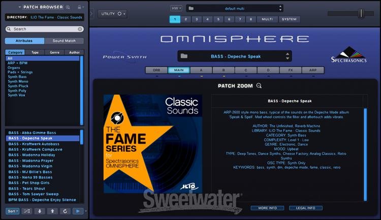 Ilio The Fame Series Bundle Patch Collection for Omnisphere 2 | Sweetwater